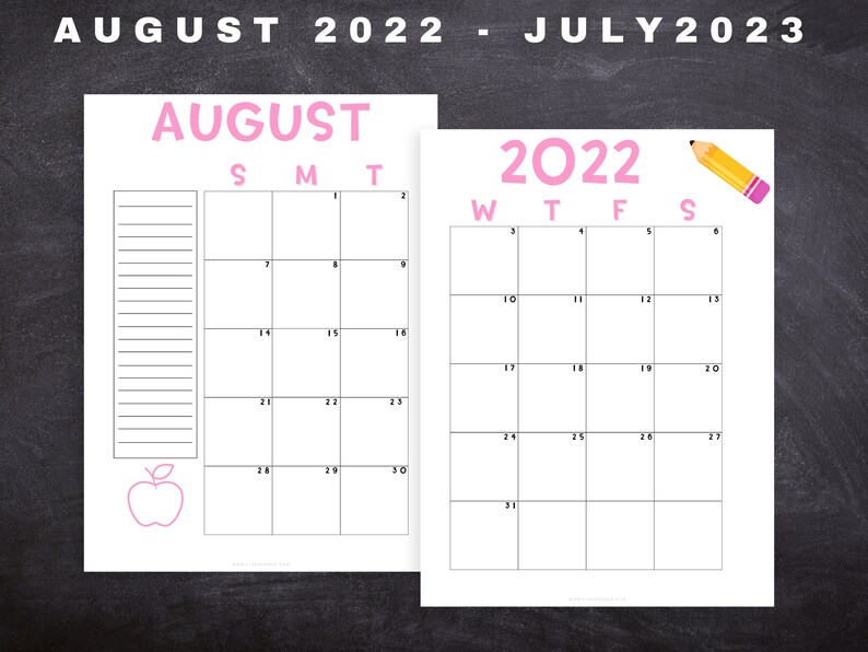 Teacher Planner 2022-2023 Lesson Planner Printable Academic | Etsy