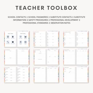 Teacher Digital Planner 2025 Goodnote All in One Teacher Digital ...