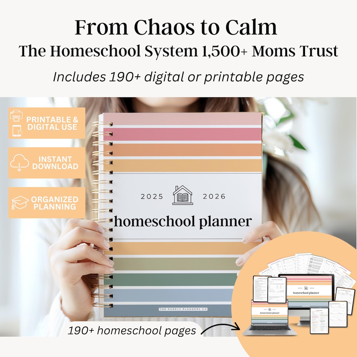 Homeschool Startup Kit Digital Planner 2025 2026 PDF for New Homeschool ...