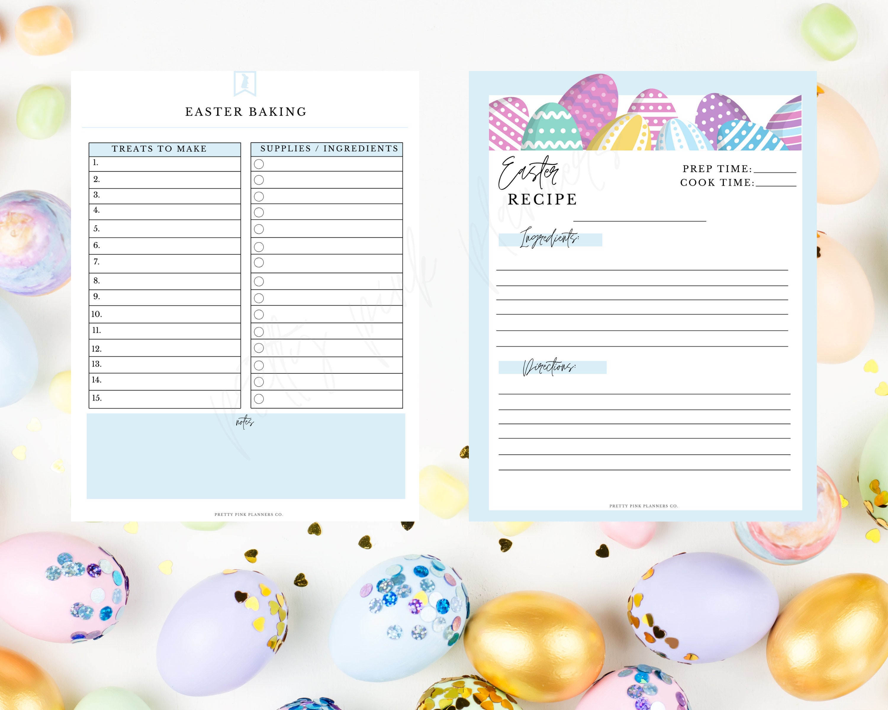 Easter Planner Spring Planner Easter Organizer Easter | Etsy