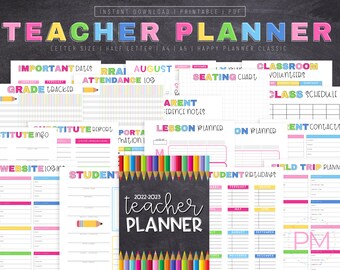 Teacher Planner 2022-2023 Lesson Planner Printable Academic | Etsy