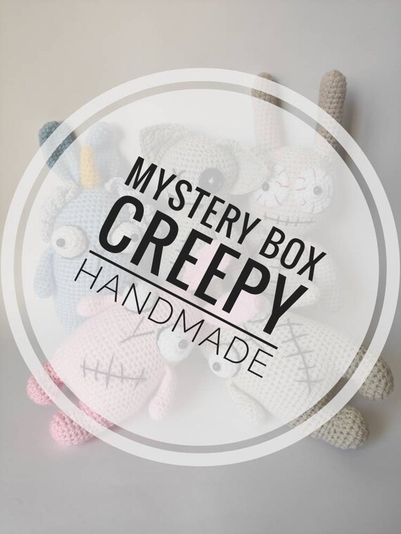 Stuffed Animals & Plushies Crochet creepy mystery box Creepy handmade ...