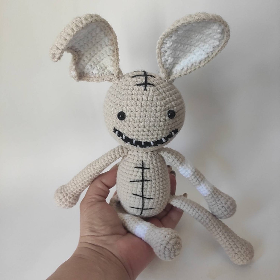 Creepy Plush Bunny Cute Zombie Scary Stuffed Animal - Etsy