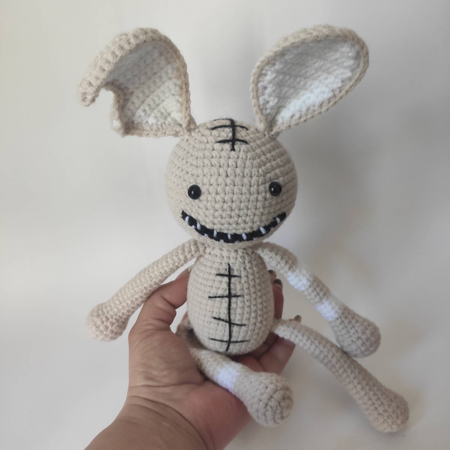 Creepy Plush Bunny Cute Zombie Scary Stuffed Animal - Etsy