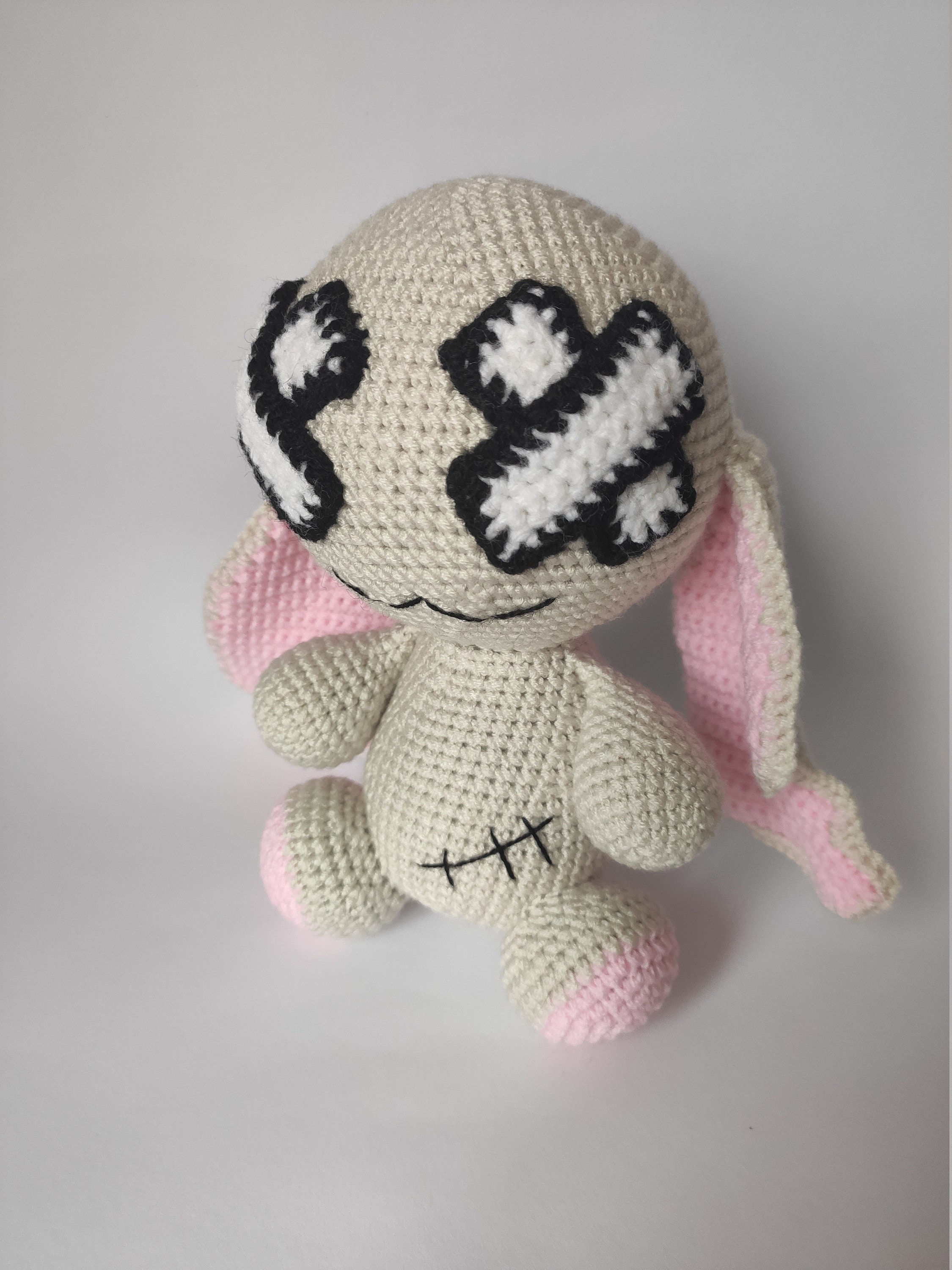 Creepy Bunny Plush Cute Zombie Bunny Horror Crochet Toy | Etsy New Zealand