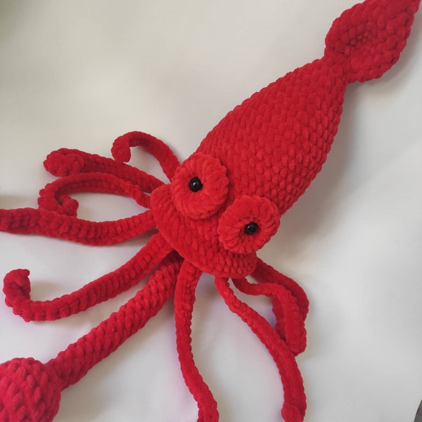 Stuffed Animal Squid - Etsy
