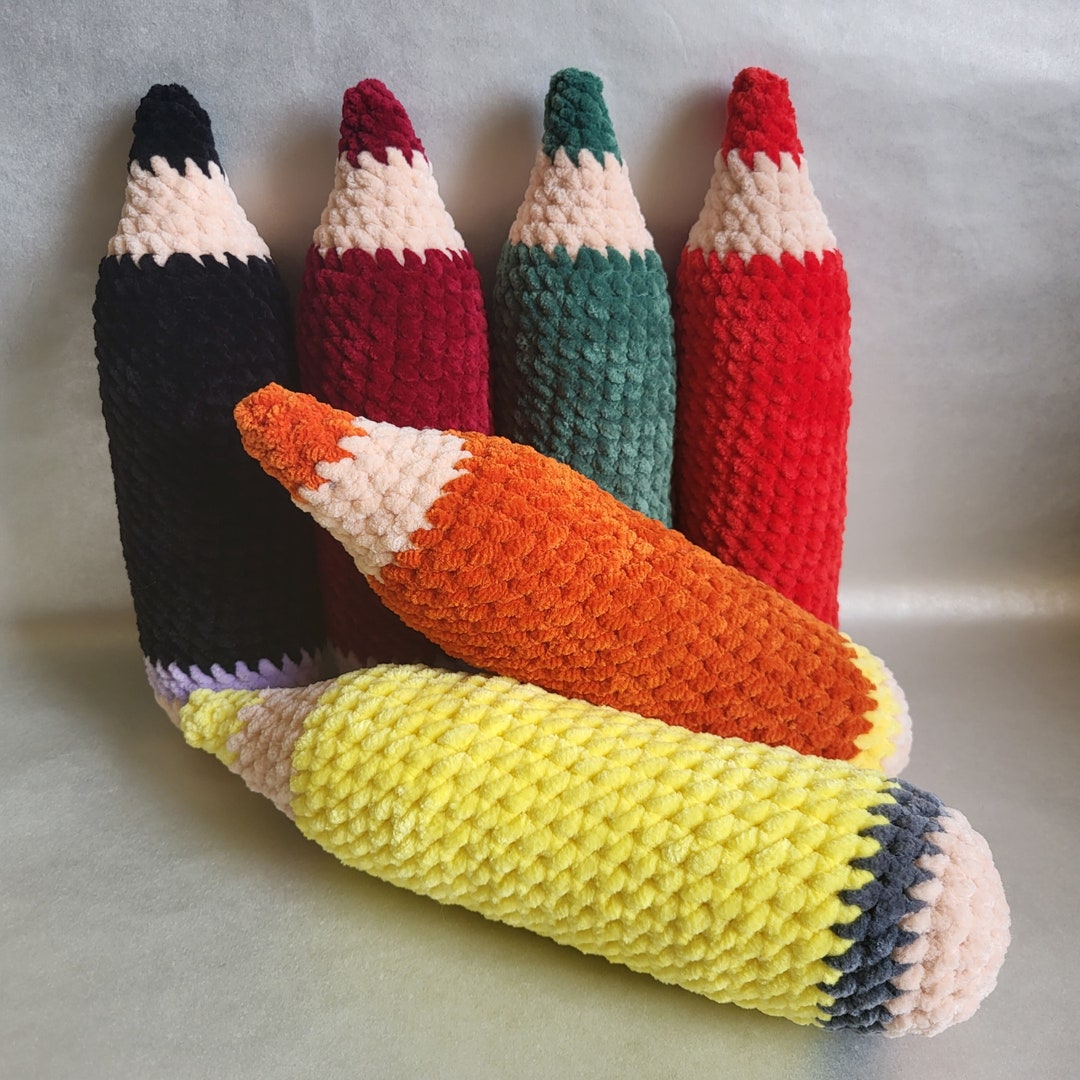 Study and Play Toys Montessori Plush Toy Kidcore Crayons Toddler Plush ...