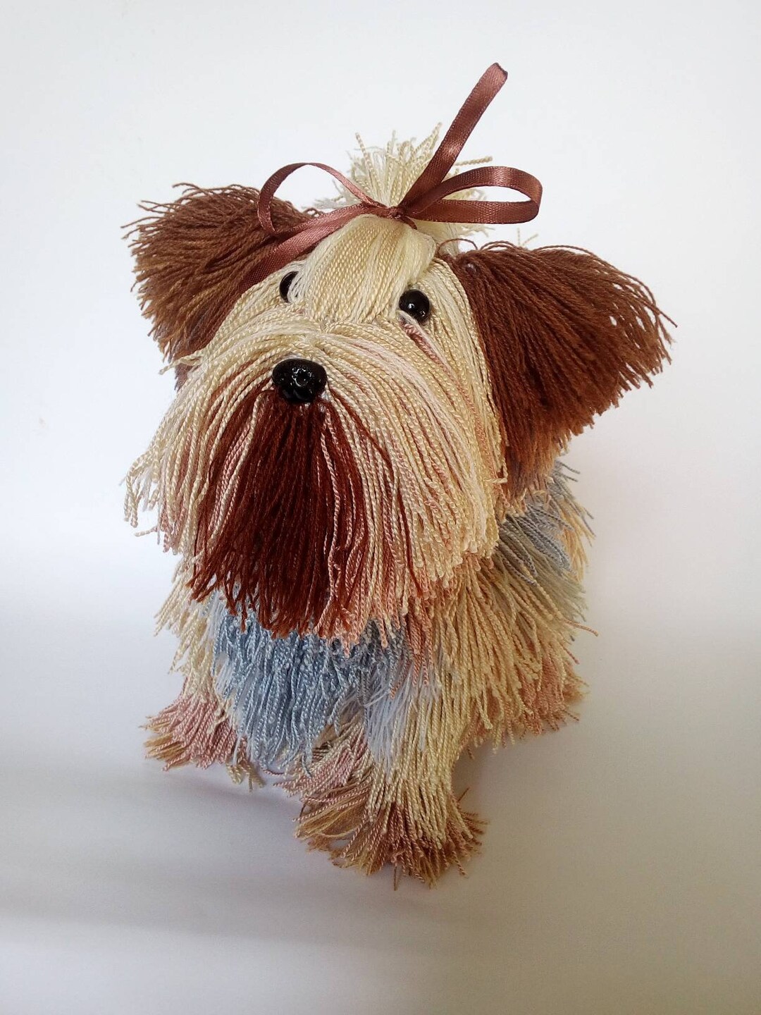 Yorkie, Yorkshire Terrier, Crocheted Dog, an Original Gift for Those ...
