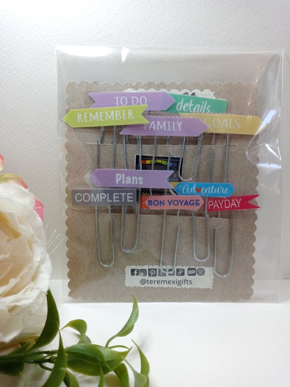 Office Home & Living Office & School Supplies Page Marker Clips School ...