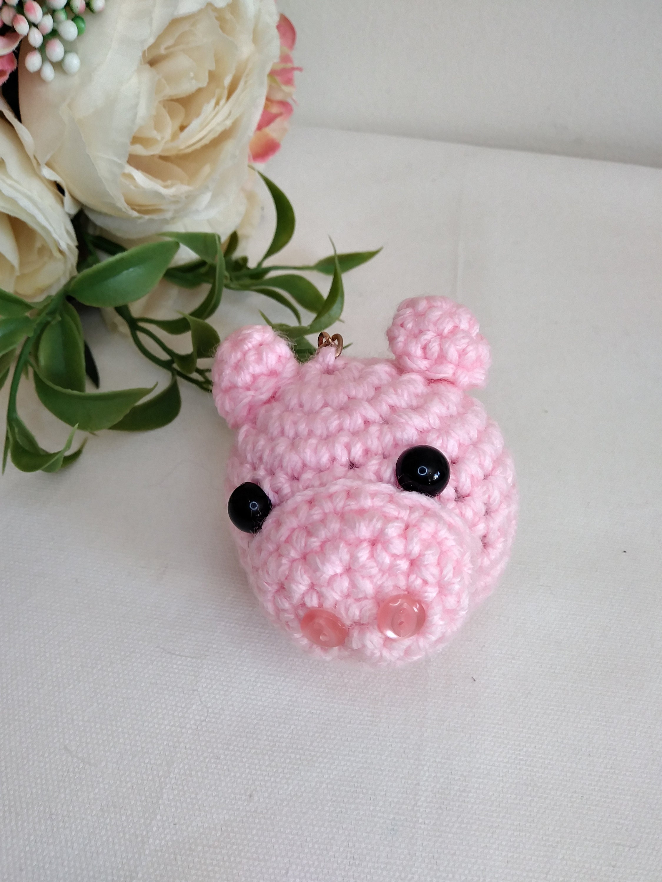 Amigurumi Pig. Car Hanging Pig Charm. Window Toy. Windshield - Etsy