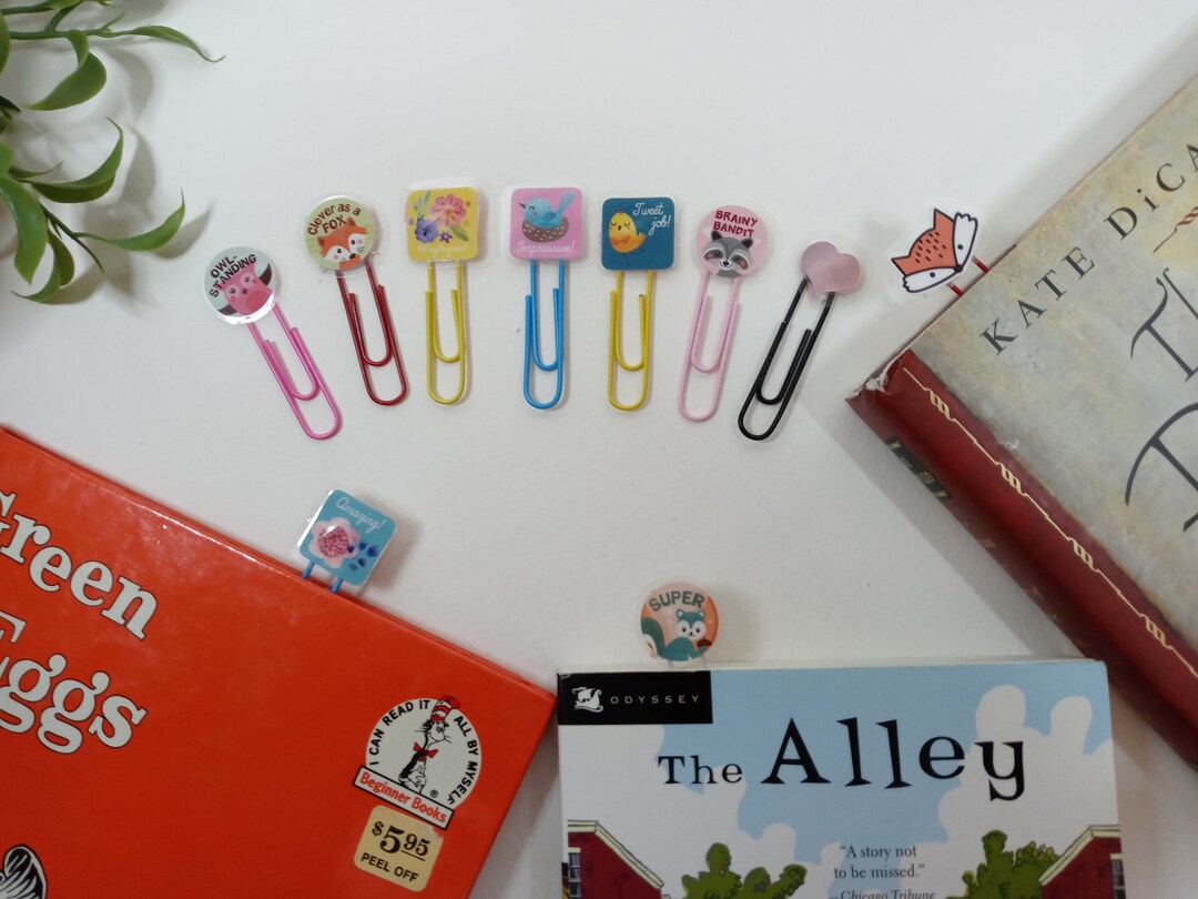Sticker Paper Clips - Etsy