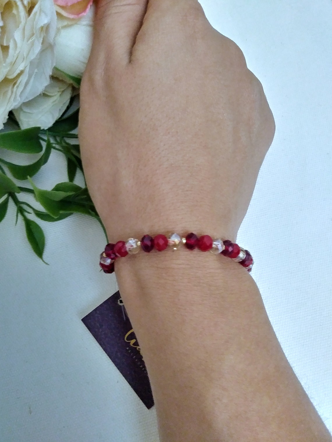 Mexican Beaded Adjustable Bracelet. Handmade Woman Black Bracelet ...