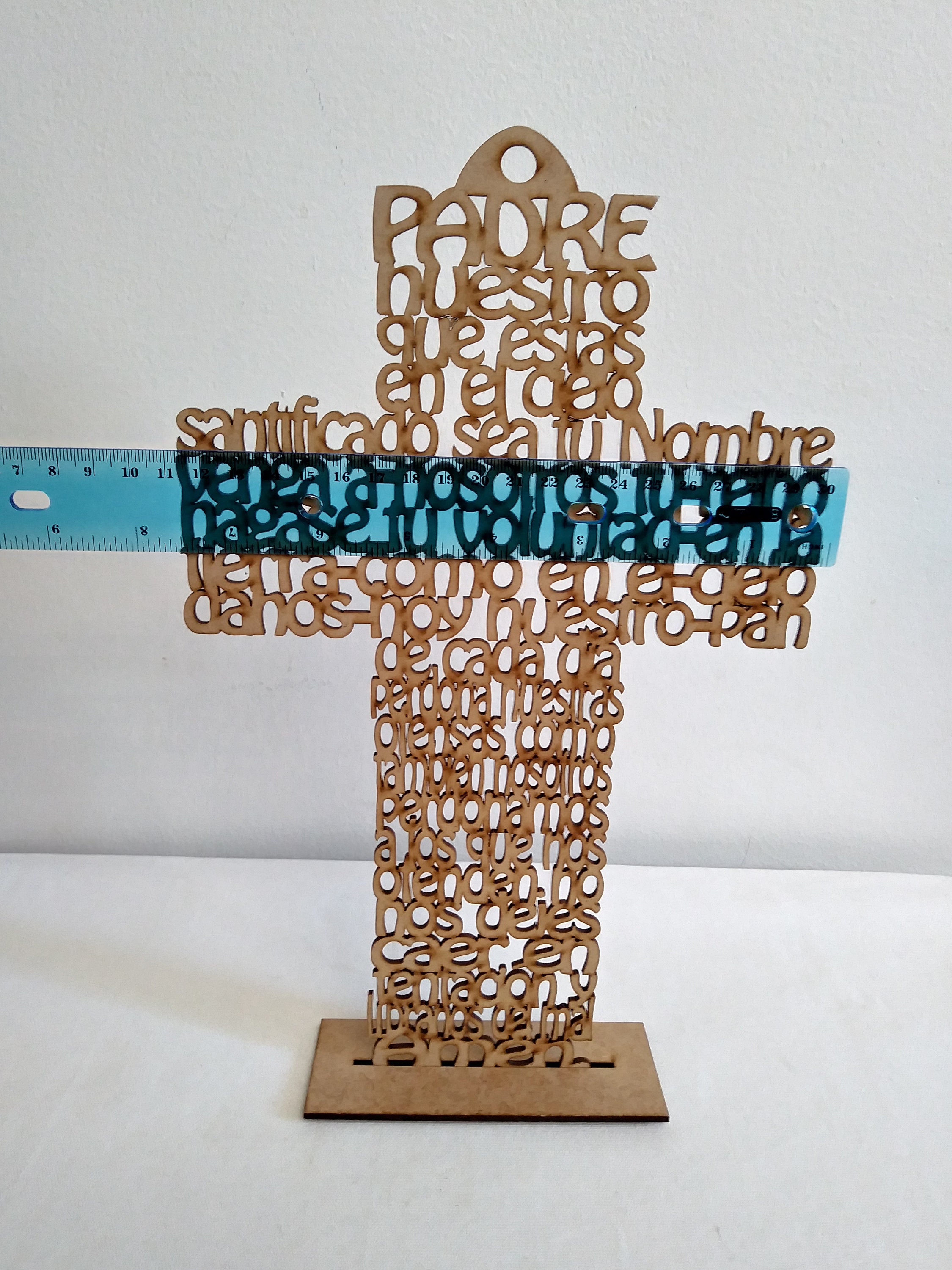 Cross Our Father First Holy Communion Centerpiece, Our Lord's Prayer ...