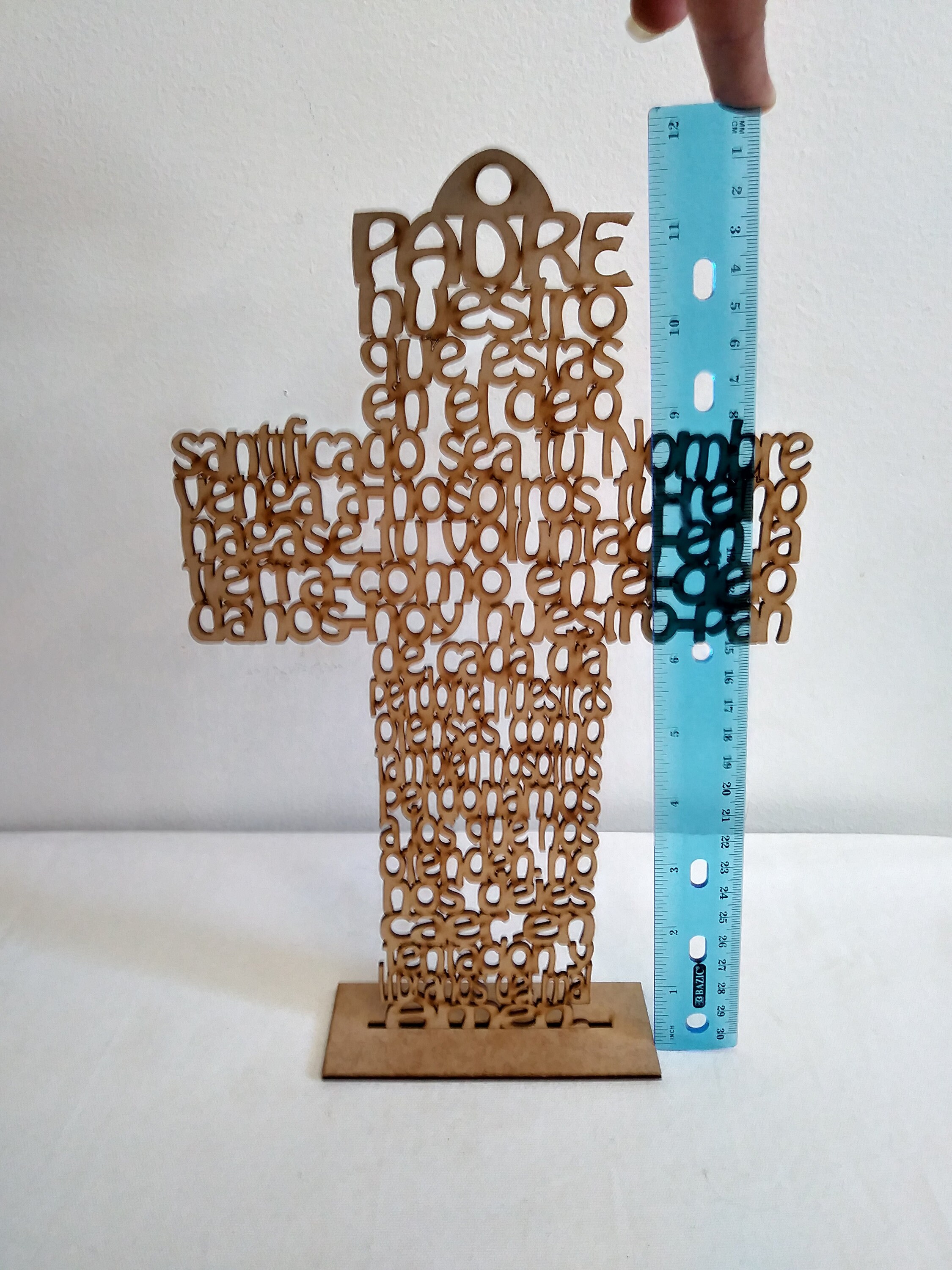 Cross Our Father First Holy Communion Centerpiece, Our Lord's Prayer ...