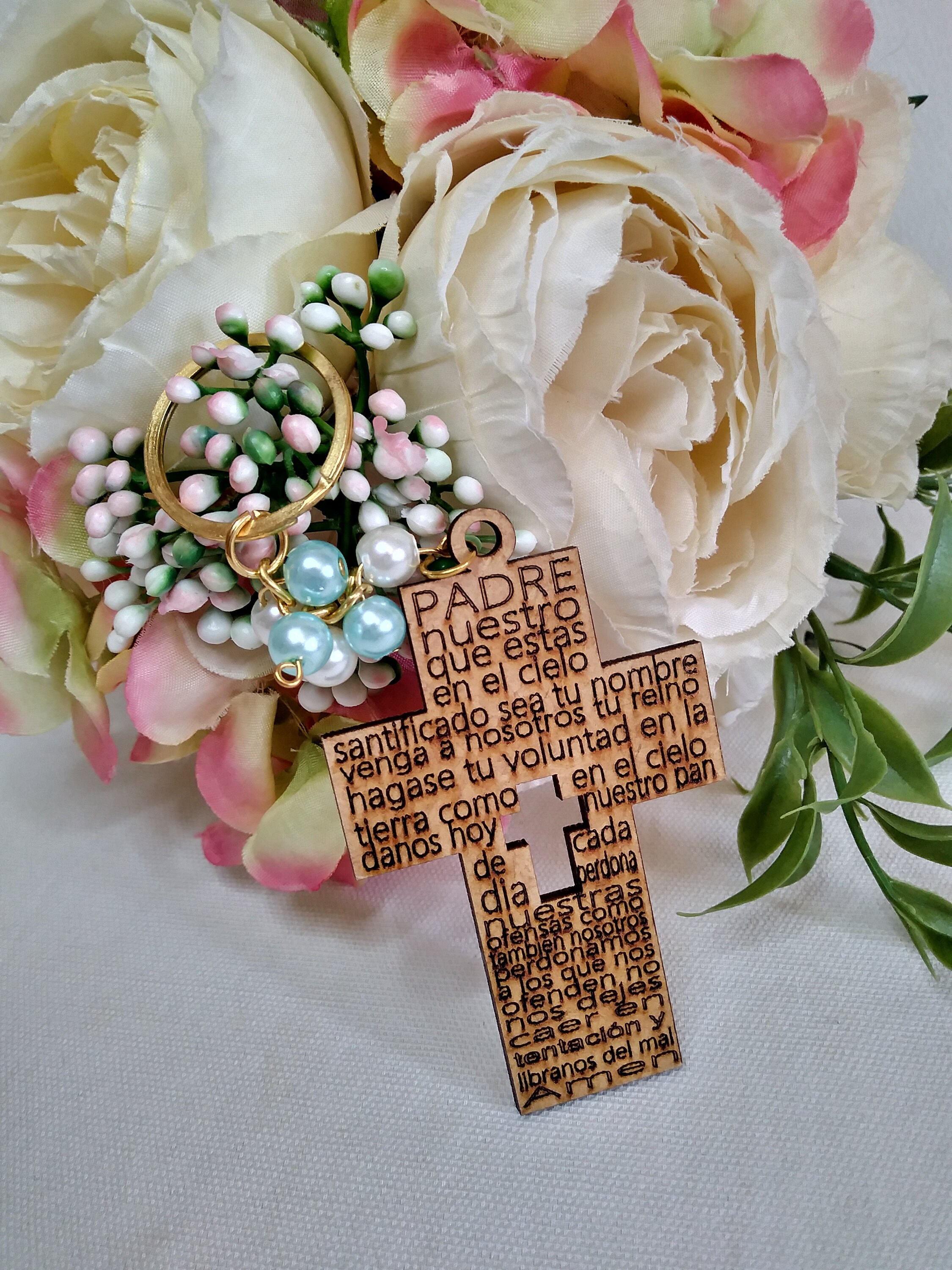 Our Lord's Prayer Cross First Communion Boy Party Favors Baptism ...