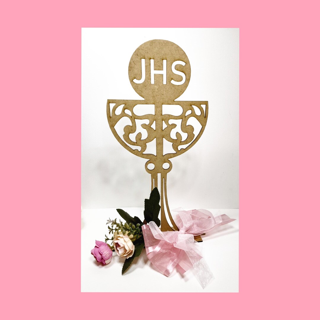 Holy Chalice First Holy Communion. Wooden Grial First Holy Communion ...
