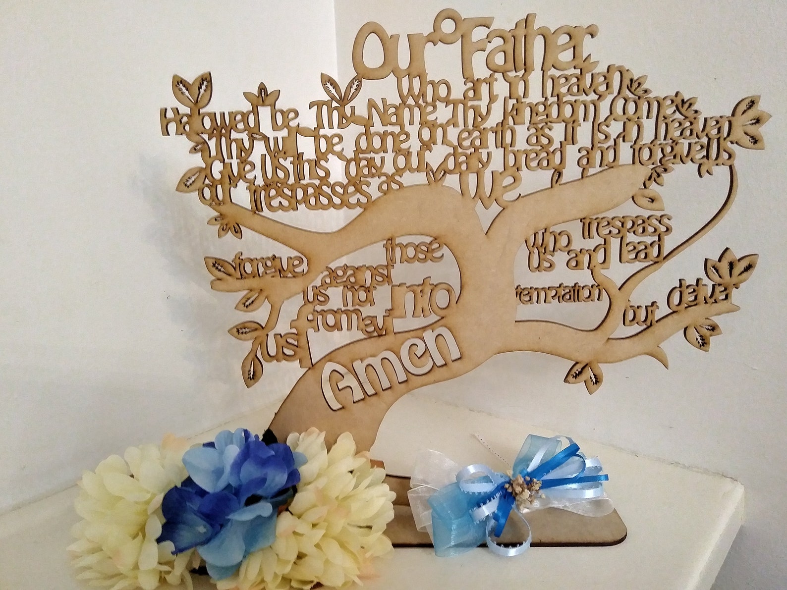 Our Father Prayer Tree. Lord's Prayer. First Communion | Etsy