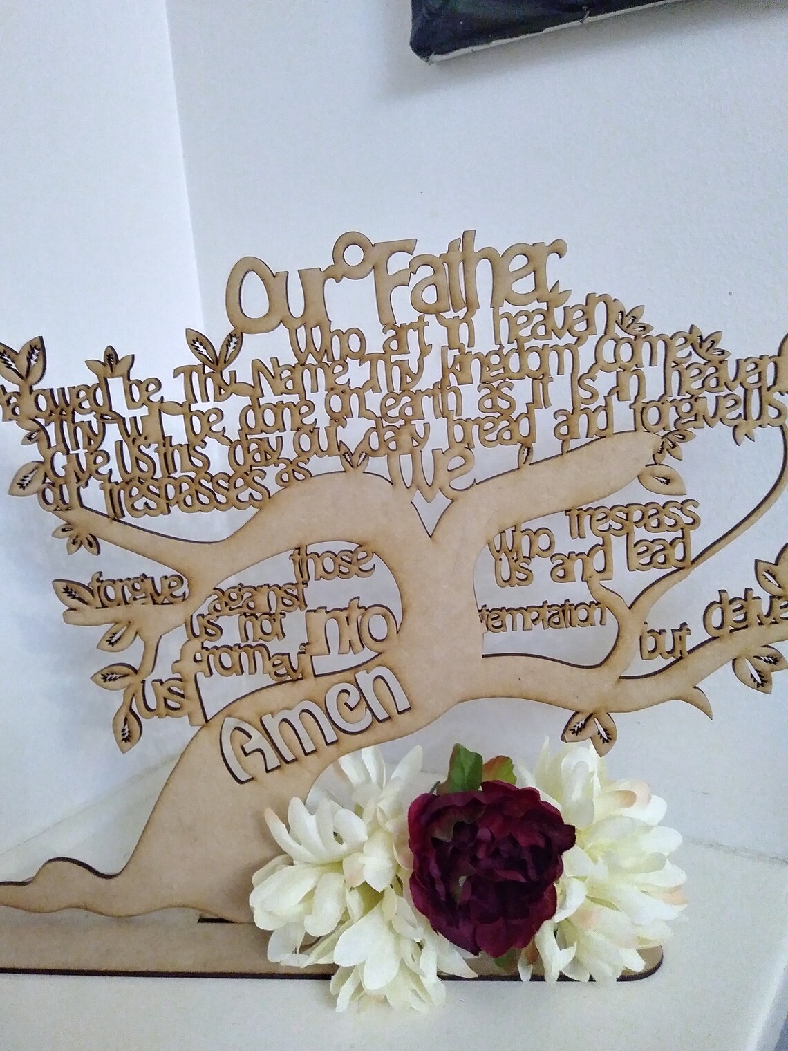 Our Father Prayer Tree. Lord's Prayer. First Communion | Etsy