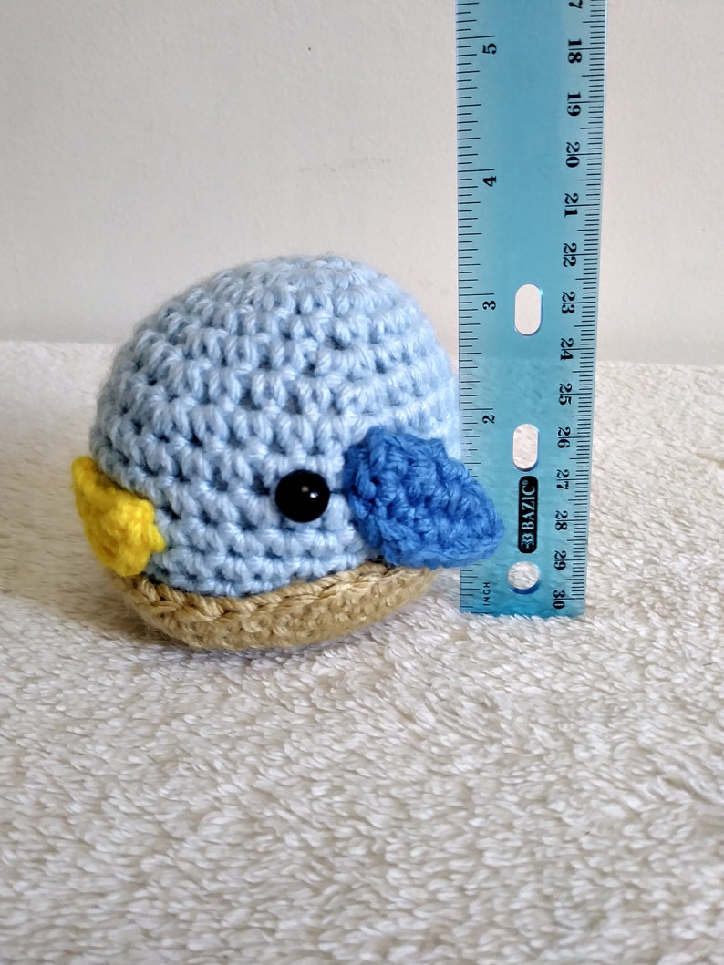 Amigurumi Little Bird. Crochet Blue Bird. Kawaii Toy. Stuffed Toy. Baby ...