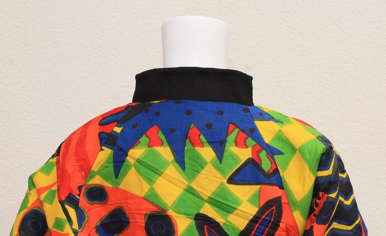 90s Colorfull Vintage Jacket / Bunte Fledermausjacke Aus Den 90ern ...