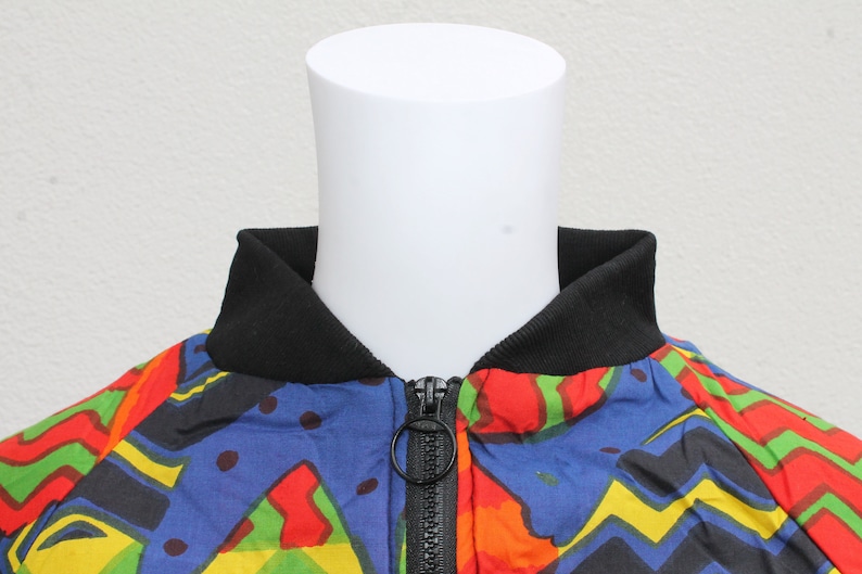 90s Colorfull Vintage Jacket / Bunte Fledermausjacke Aus Den 90ern ...