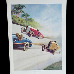 Genuine Antique 1920s Racing Sports Classic Cars Grand Prix Tours Book ...