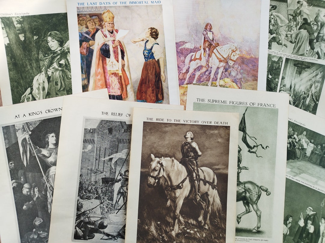 Genuine Vintage 1950s History of Joan of Arc the Saviour of France Book ...