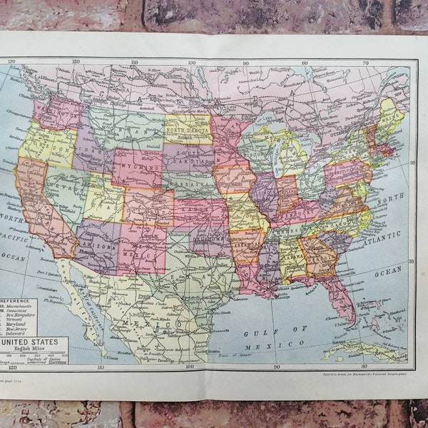 United States Map Picture Frame - Etsy