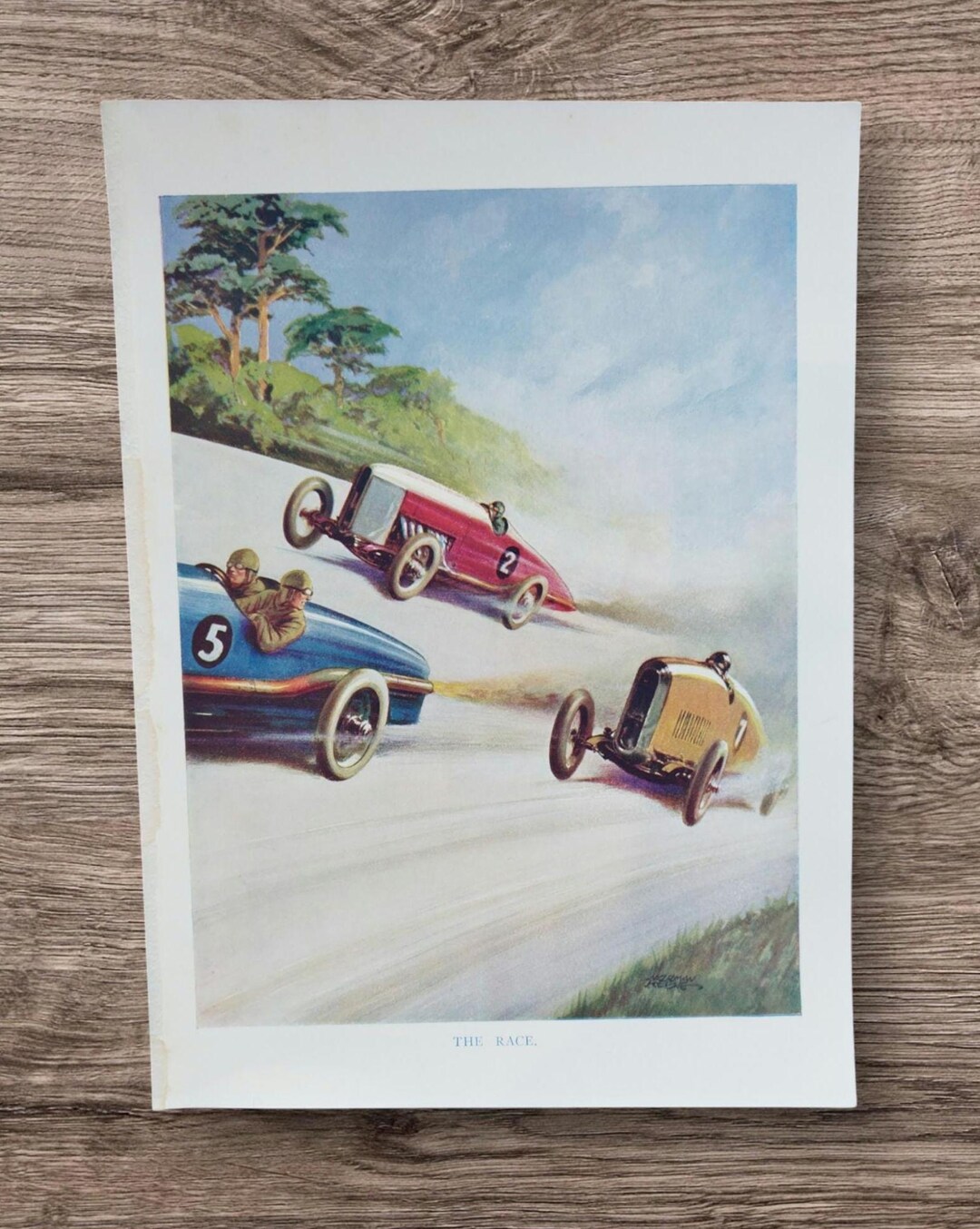 Genuine Antique 1920s Racing Sports Classic Cars Grand Prix Tours Book ...