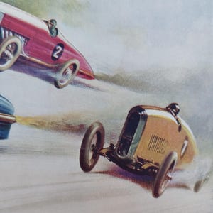 Genuine Antique 1920s Racing Sports Classic Cars Grand Prix Tours Book ...