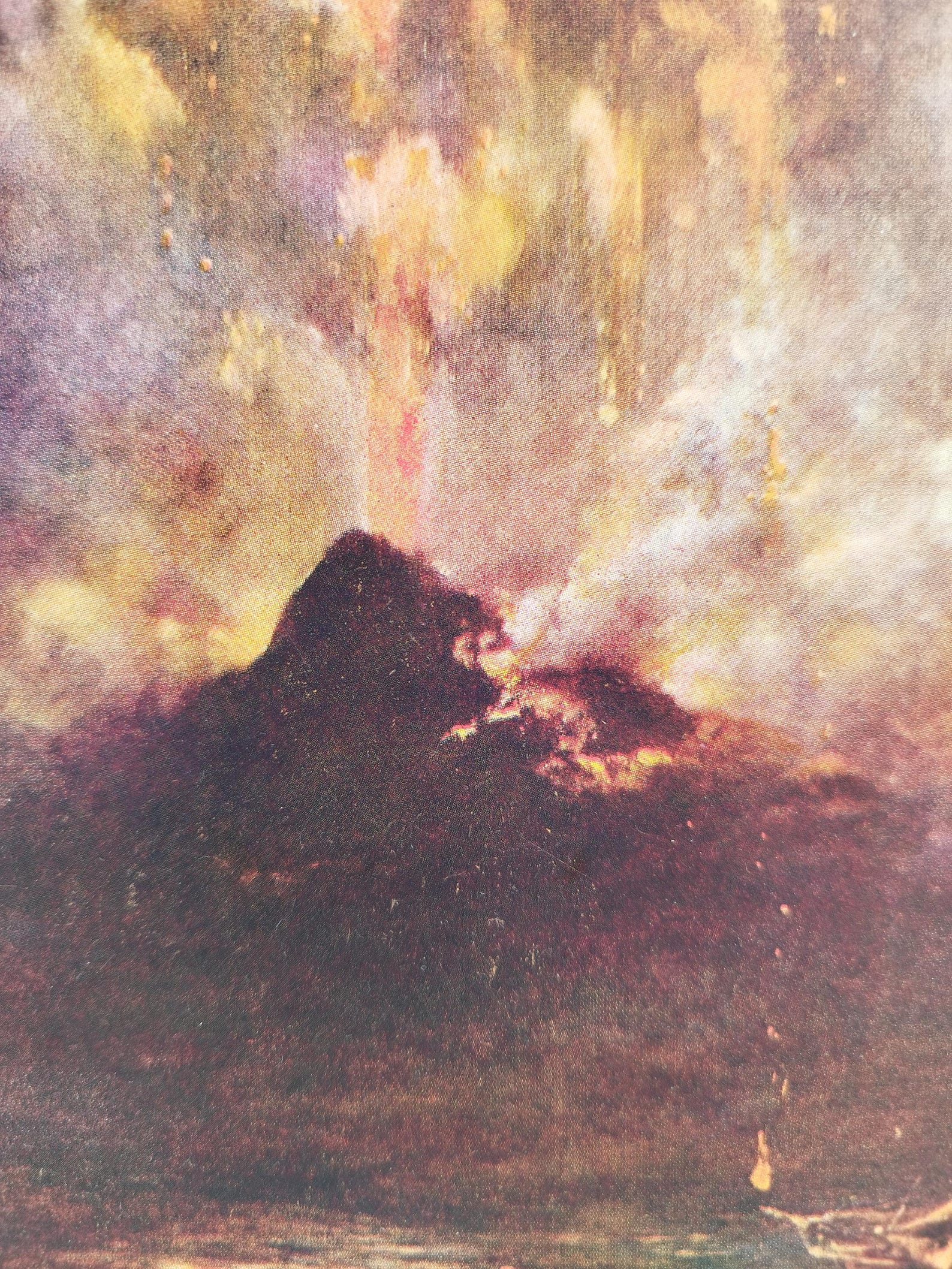 Original Antique 1915 the Eruption of Krakatoa Volcano Volcanic Cone ...