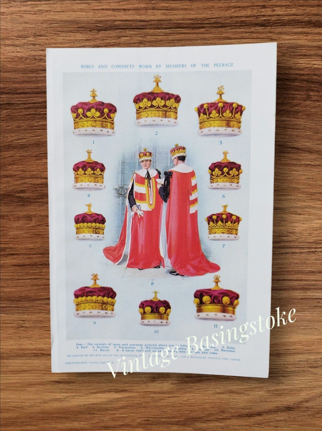 Original Antique 1920s Robes Coronets Worn by Members of the British ...