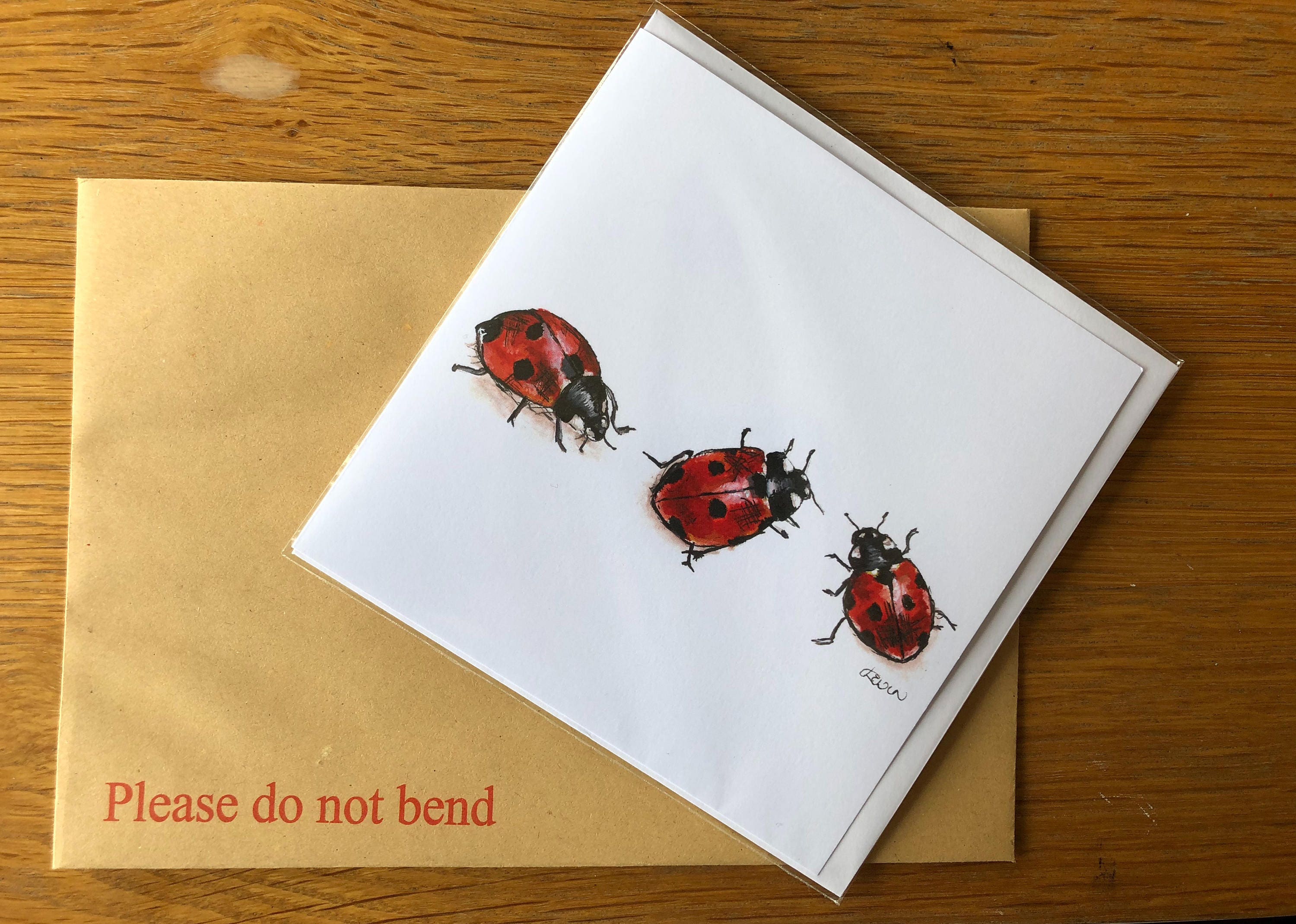 Ladybird Card - Etsy