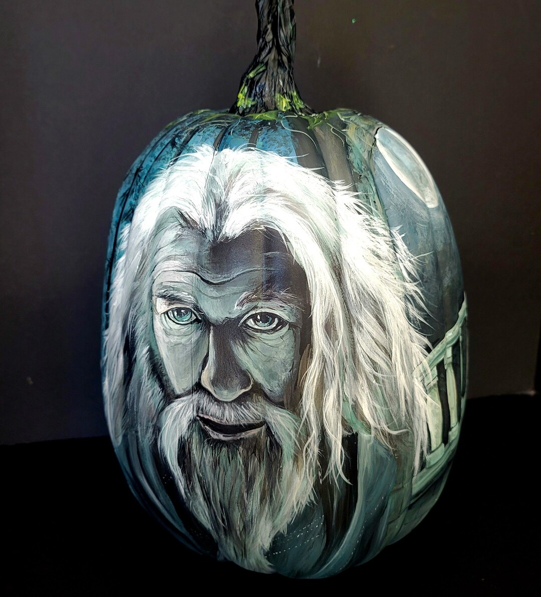 Hand Painted Faux Pumpkin,harry Potter Themed, Dumbledore, Dobbie ...