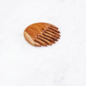 The Lotus Hair Comb Handmade Wooden Hair Comb - Etsy