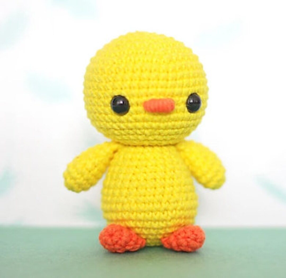 Yellow Baby Duck Amigurumi Crochet Pattern - Etsy
