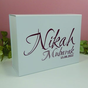 Nikah Mubarak Hamper Box, Wedding Day Gifts - Etsy