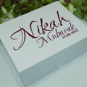 Nikah Mubarak Hamper Box, Wedding Day Gifts - Etsy