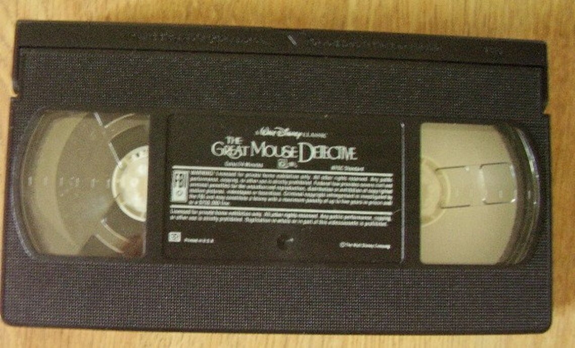 Walt Disney's the Great Mouse Detective-vhs - Etsy