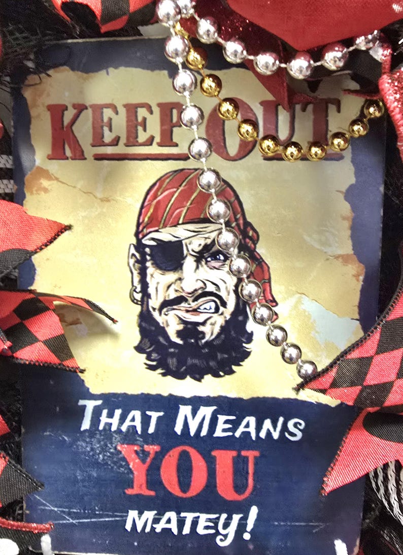 Gasparilla Pirate Invasion Tampa Bay Wreath - Etsy