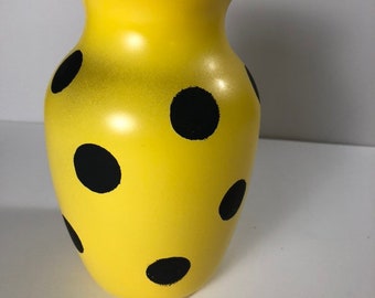 Polka dot vase | Etsy