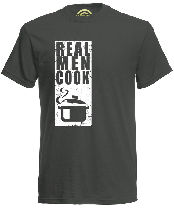 Real men Cook Men's T-shirt | Etsy