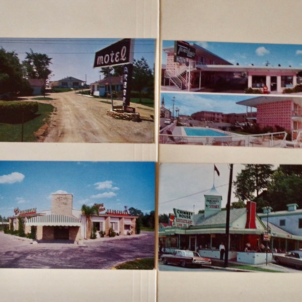 Motel Postcards - Etsy