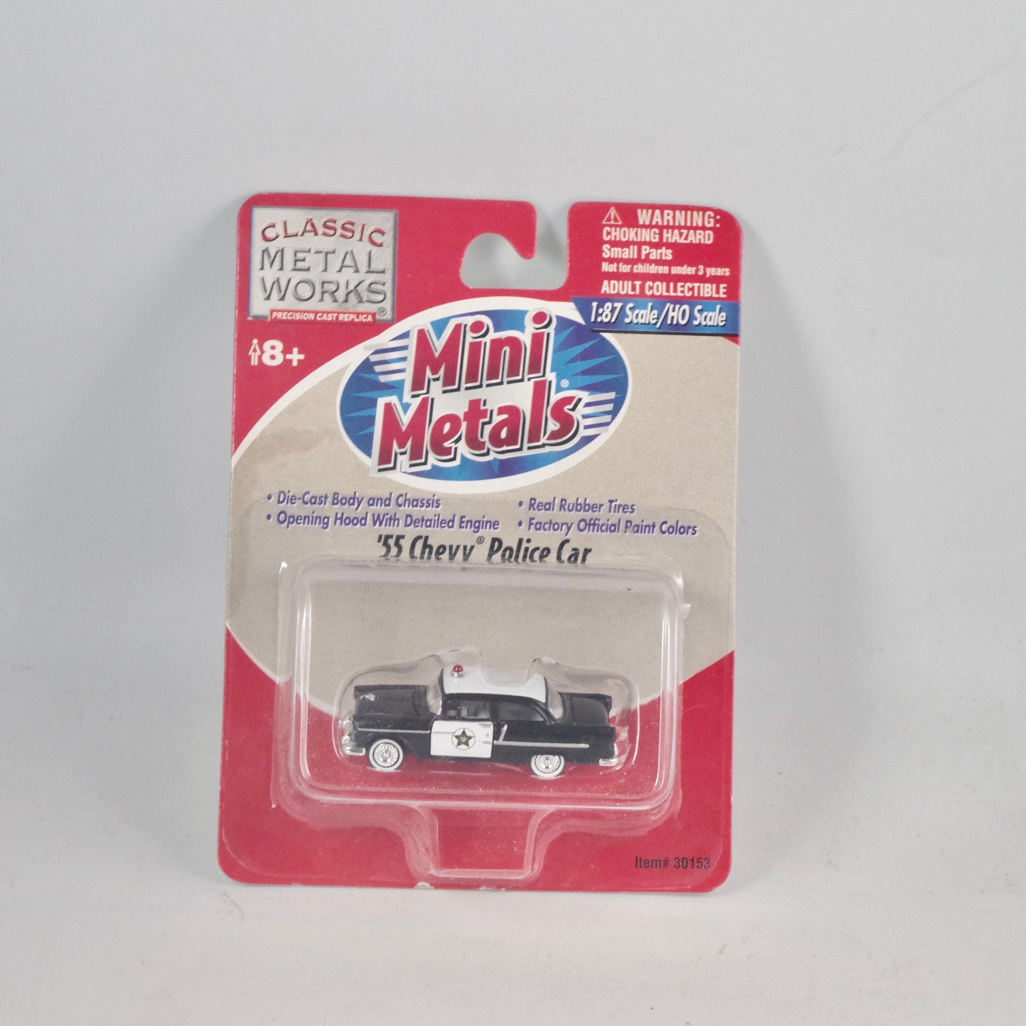 Classic Metal Works, Mini Metals 1955 Chevy Police Car - Etsy