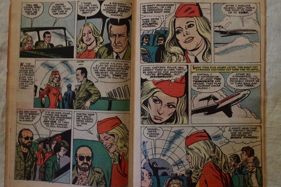The Bionic Woman Comic Book - Etsy