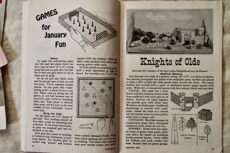 Pack-o-fun Magazines From From 1961 And1962 - Etsy