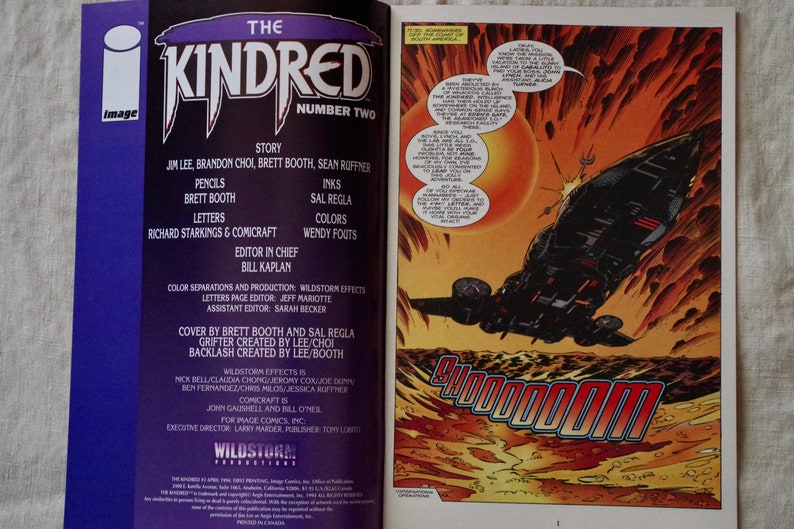 The Kindred Comic Book Number 2 - Etsy