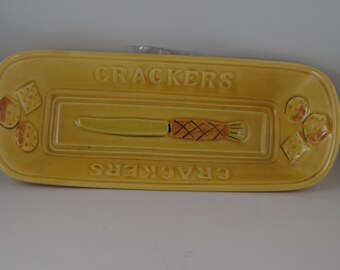 Pottery Cracker Dish - Etsy