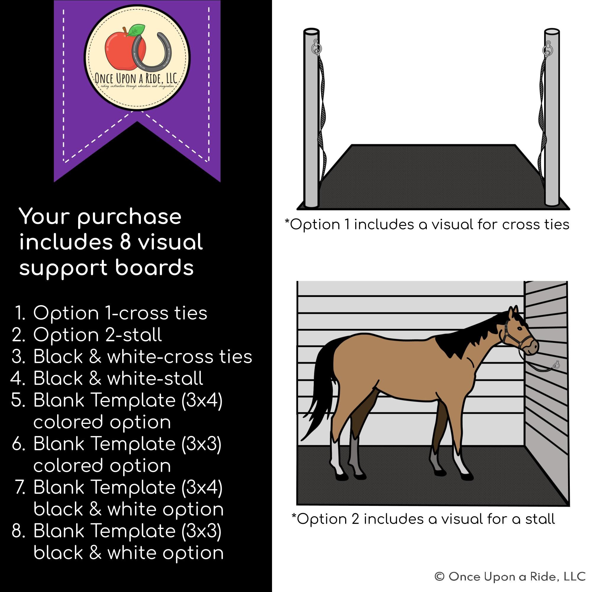 PURPLE Grooming Visual Support Boards - Etsy