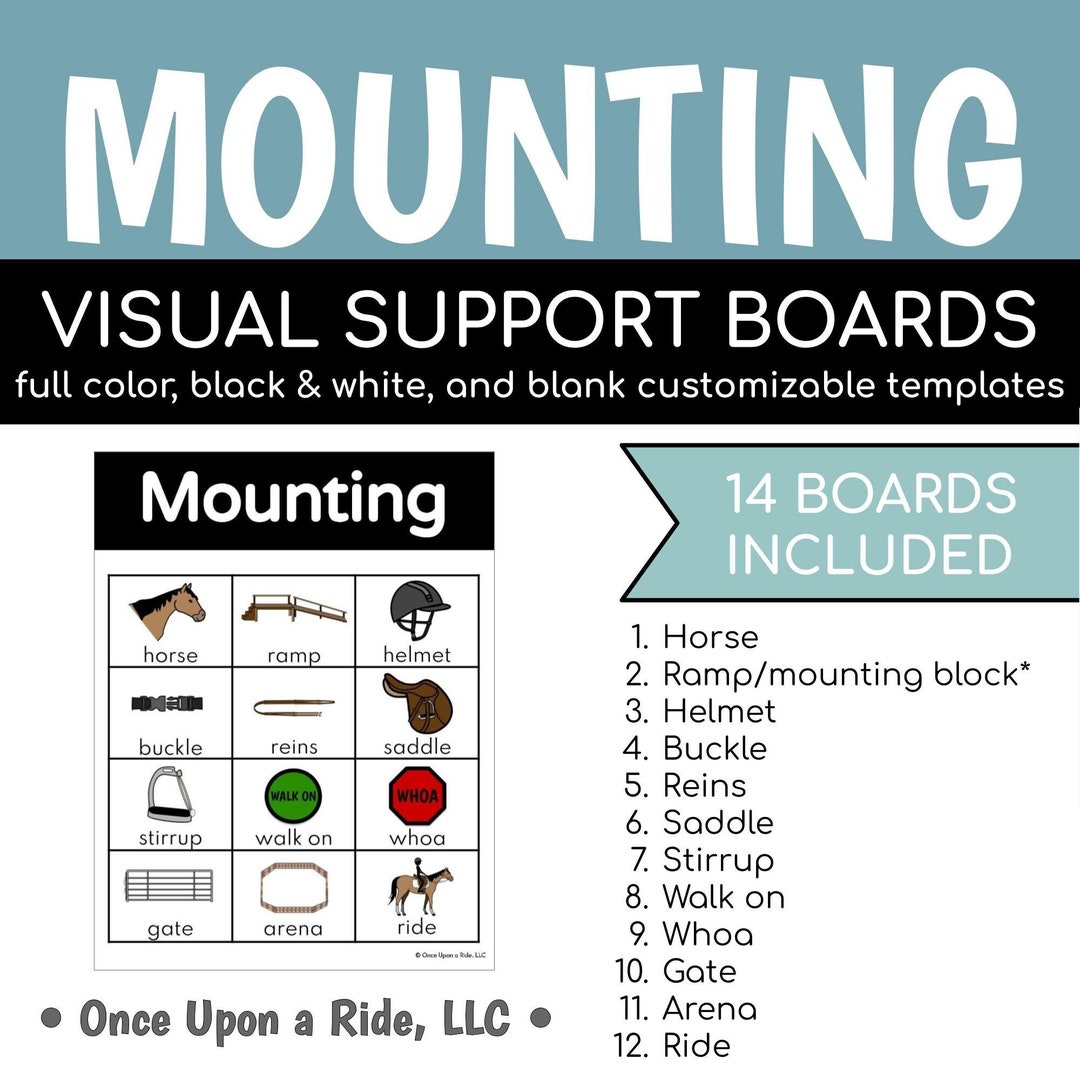 Mounting Visual Support Boards - Etsy